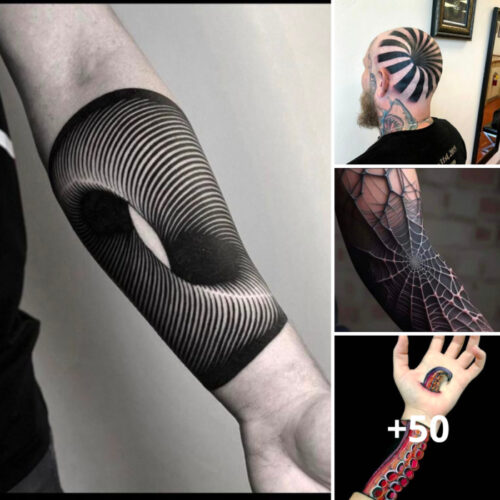 50+ Optical Illusion Tattoos: Transforming Bodies Beyond Recognition ...